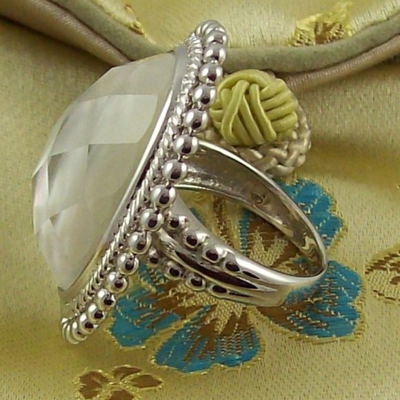 Honora | Jewelry | Honora Motherofpearl Oval Doublet Ring | Poshmark